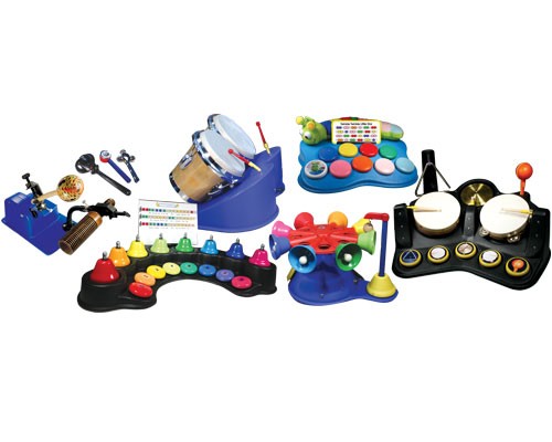 Adapted Music Kit with Switch Enabled Instruments