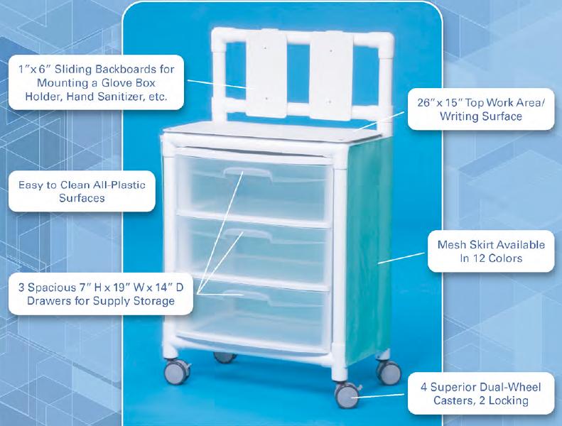 Isolation Station Medical Cart ON SALE - FREE Shipping