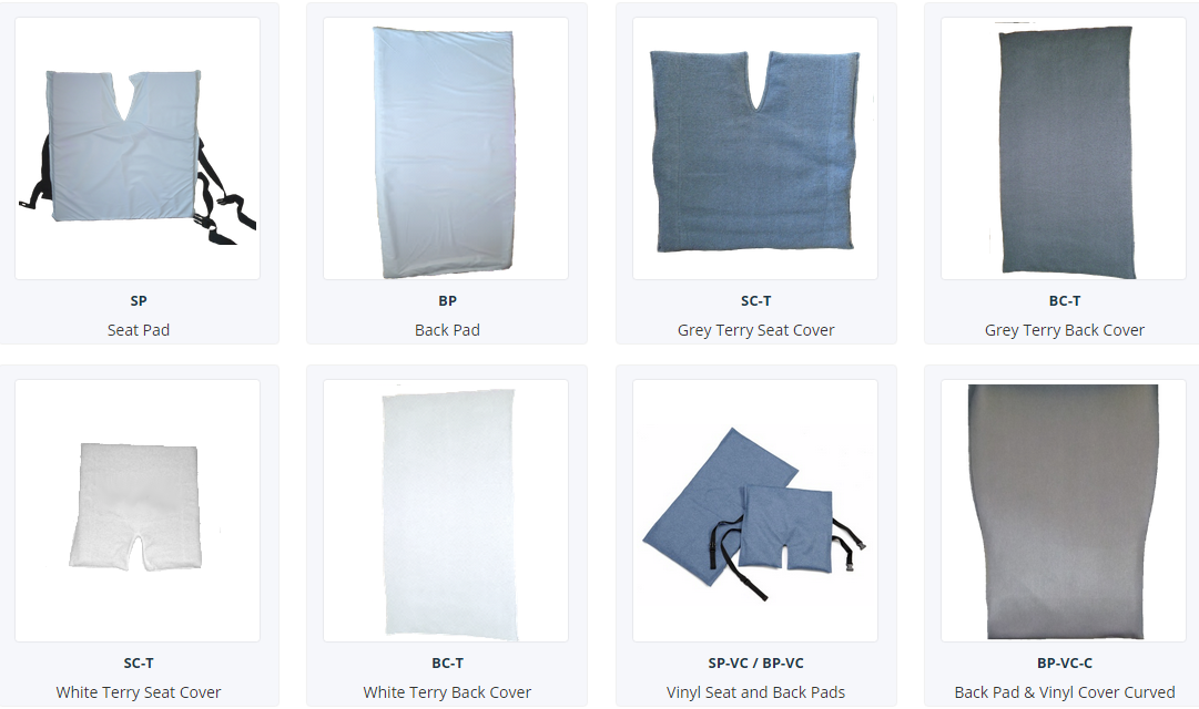 Broda Chair Back Pads and Covers - FREE Shipping