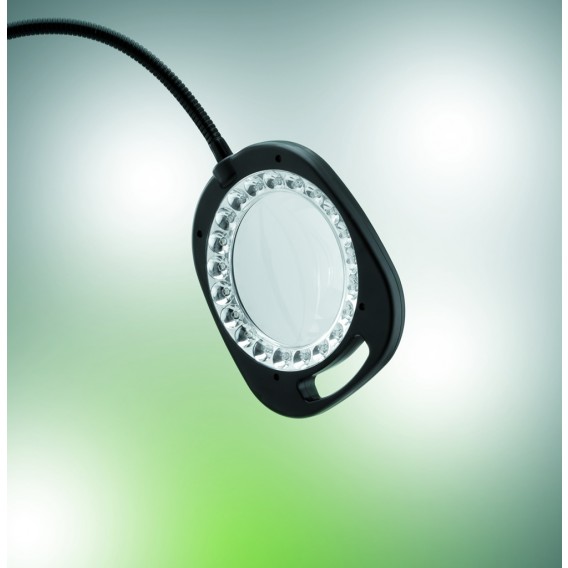 Daylight 5" LED Mag Light Floor/Table Magnifying Lamp with Flexible ...