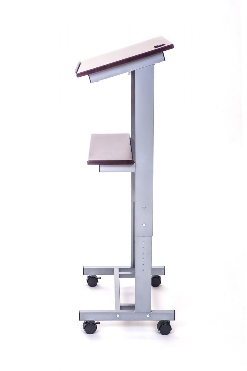 Luxor Wheeled Adjustable Height Lectern Podium