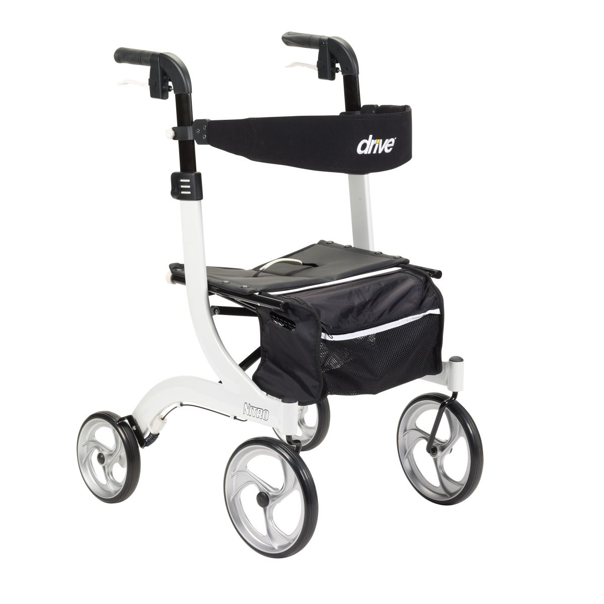 Drive Medical RTL Nitro Euro-Style Light Weight Aluminum Walker Rollator
