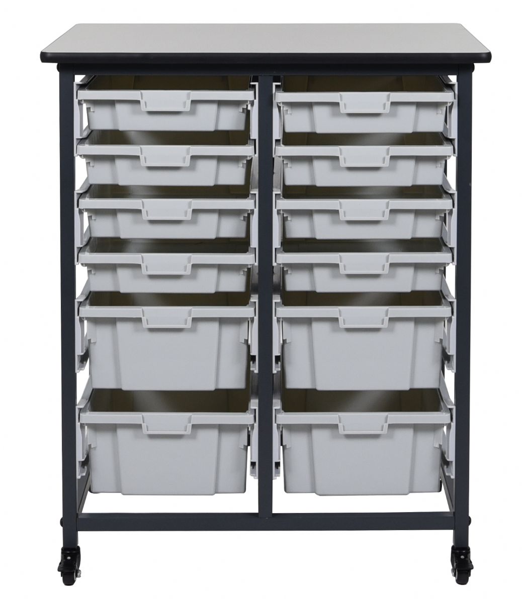 Luxor Mobile Bin Storage Unit DISCOUNT SALE - FREE Shipping