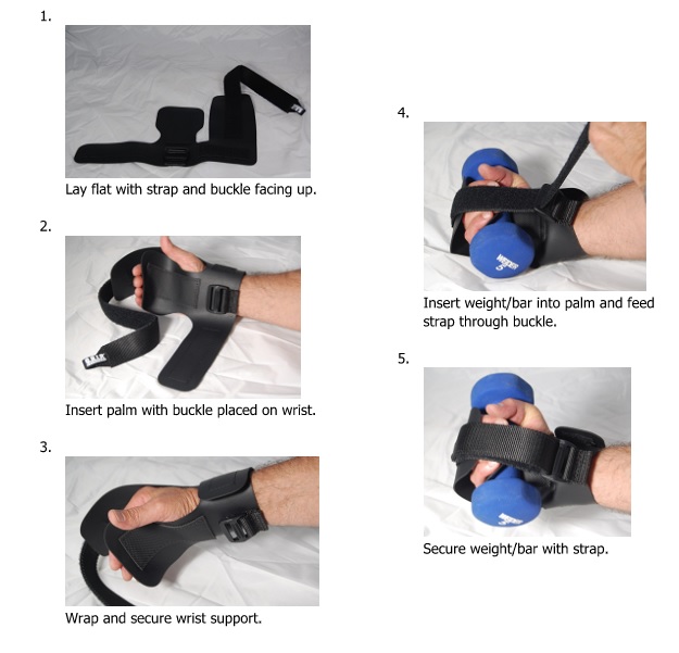 Ex-R GRIP Hand Wrap for Hand Physical Therapy Exercises