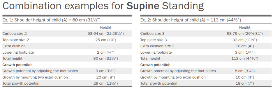 Caribou Prone and Supine Standing Frame - FREE Shipping