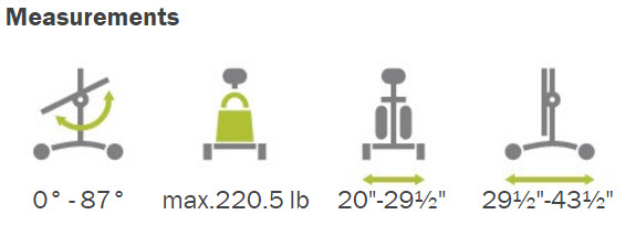 Caribou Prone and Supine Standing Frame - FREE Shipping