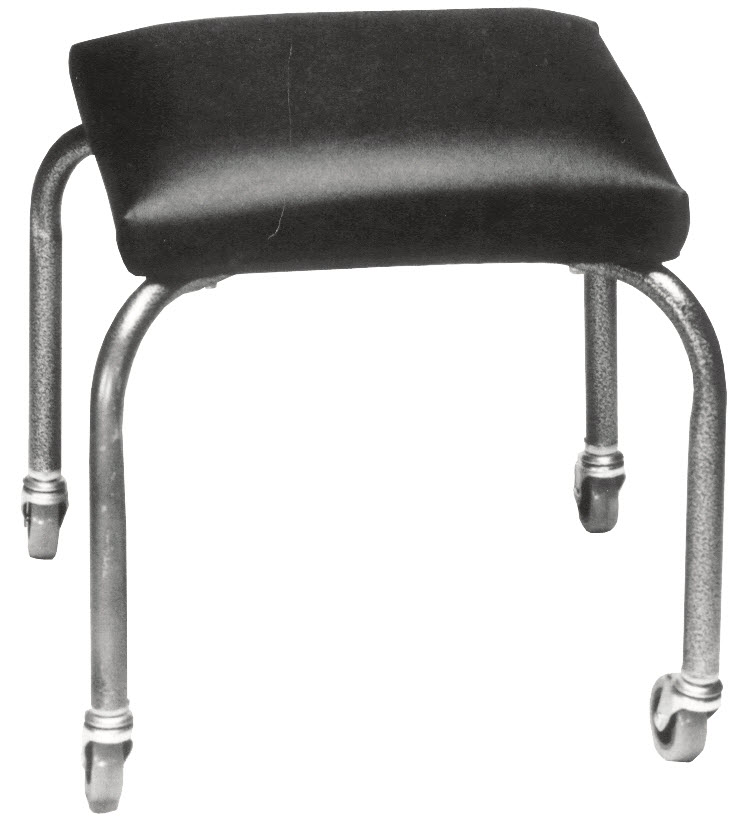 Armedica Fixed Height Mobile Therapy Stool with Casters