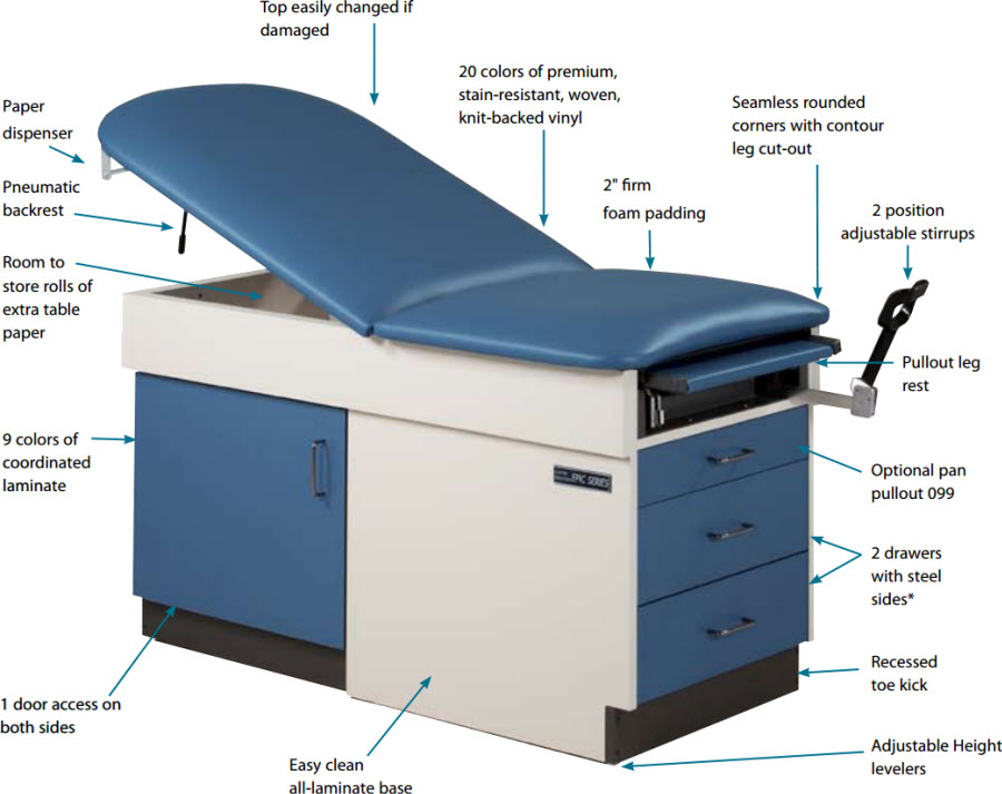 Family Practice Exam Table BUY NOW - FREE Shipping