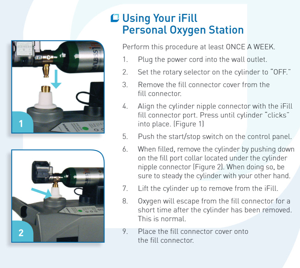 Drive Medical iFill Personal Oxygen Tank Refill Station