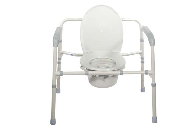 Drive Medical Bariatric All-In-One Steel Commode