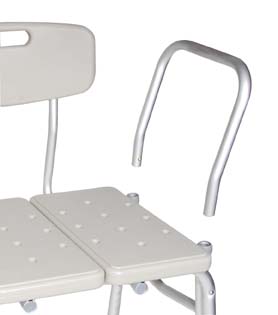 Drive Medical Adjustable Tub and Shower Transfer Bench with Back and ...
