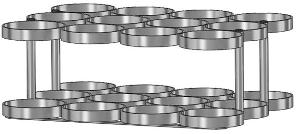Jumbo D5.50 Oxygen Cylinder Rack - FREE Shipping