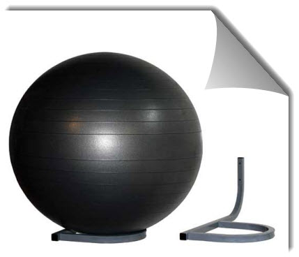 Therapy Ball Wall Storage Rack