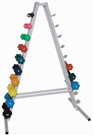 Tower Dumbbell Storage Pyramid Rack - FREE Shipping