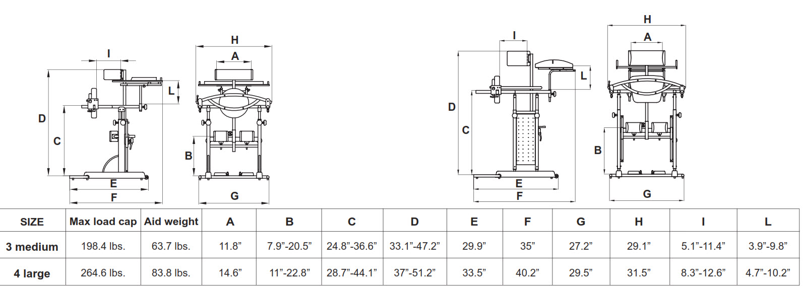 Standy Adult Standing Frame - FREE Shipping