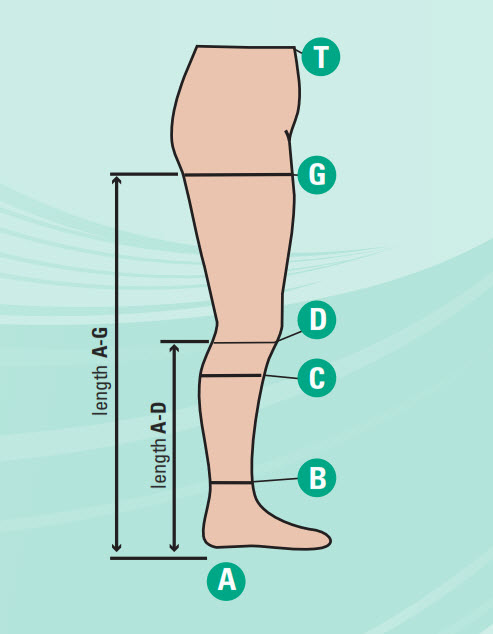 Juzo Soft Regular Length Open Toe Hip Attach Compression Stocking