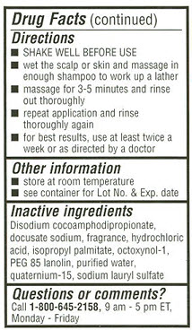 Rugby Sebex Hygiene Medicated Dandruff Shampoo, Box of 24