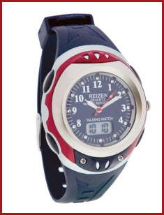 Reizen Digital Analog Water Resistant Talking Watches