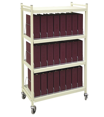 Vertical Binder Chart Storage Cart - FREE Shipping