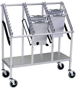 Aluminum Wheeled Chart Carriers - FREE Shipping