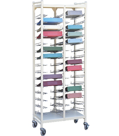 Tall Horizontal Open Chart Racks
