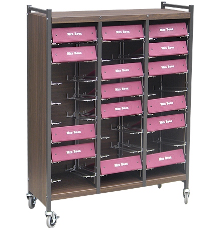 Standard Horizontal Cabinet Style Chart Racks