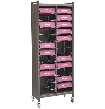 Tall Horizontal Cabinet Style Chart Racks