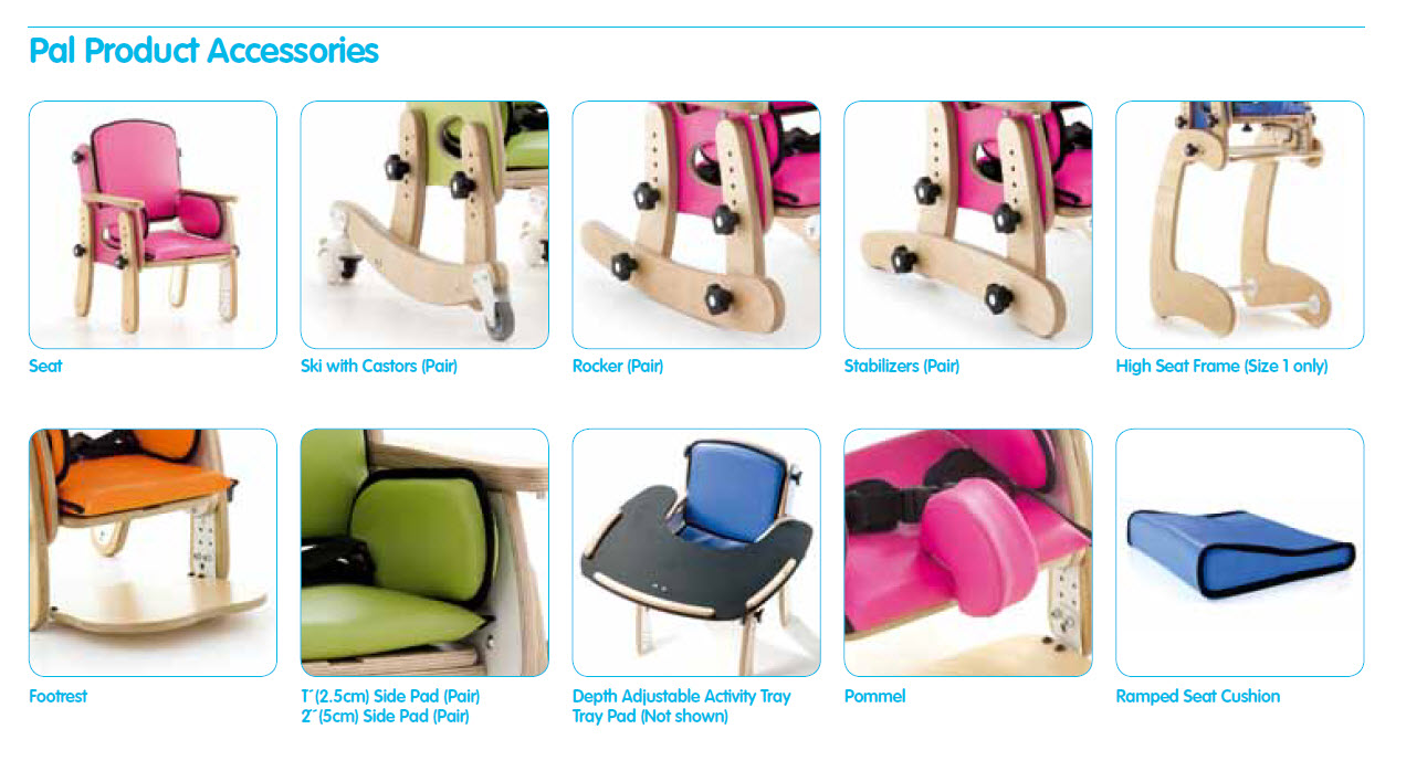 Pediatric PAL Classroom Seat for Improved Stabilization