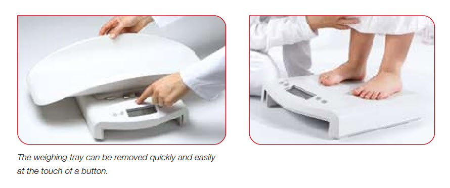 Pediatric Scale for PediaPals Exam Tables