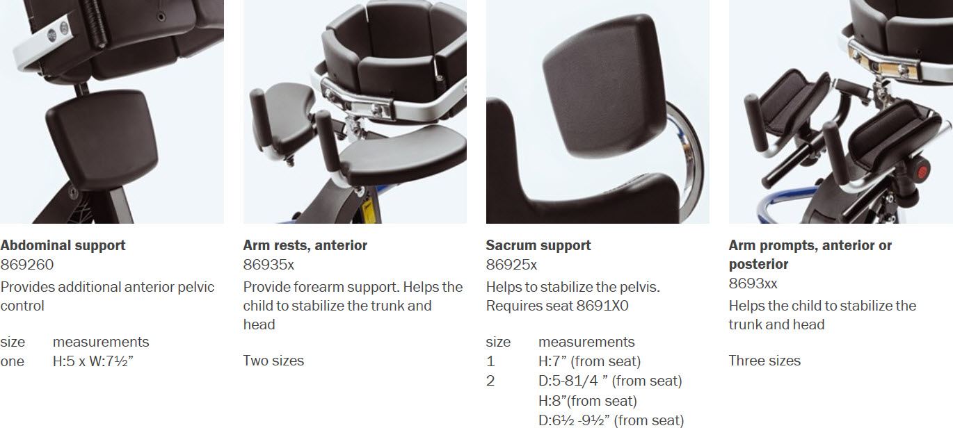 Mustang Pediatric Anterior/Posterior Gait Trainer for Special Needs ...