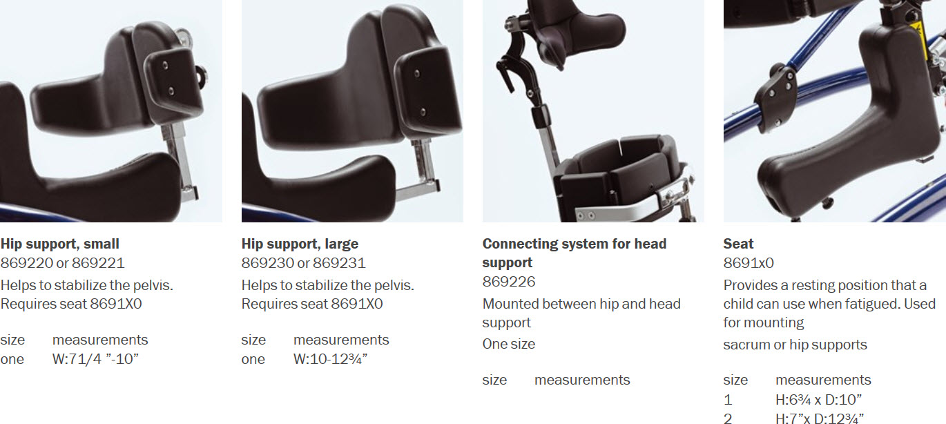 Mustang Pediatric Anterior/Posterior Gait Trainer for Special Needs ...