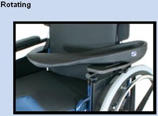 Molded Wheelchair Arm Rest by Comfort Company