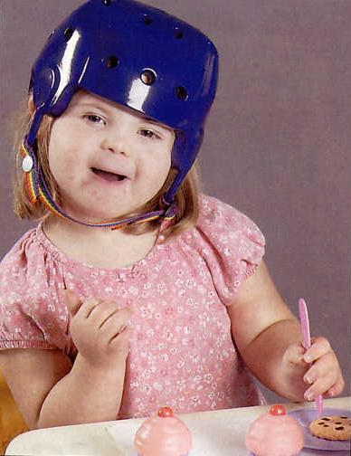 Retarded Kids With Helmets