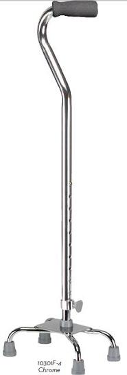 Drive Medical Height Adjustable Small Base Quad Canes