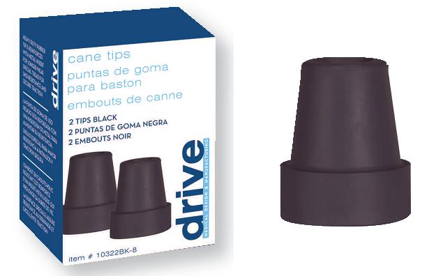 Replacement Cane Tips for Drive Large Base Bariatric Quad Canes