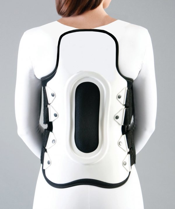 Edge SL TLSO Back Brace by Optec USA, Removable Soft Padding, Rigid ...