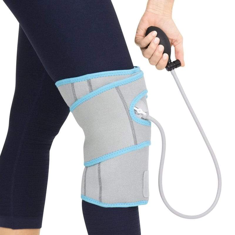 Cold Compression Therapy Knee Wrap with Adjustable Compression and ...