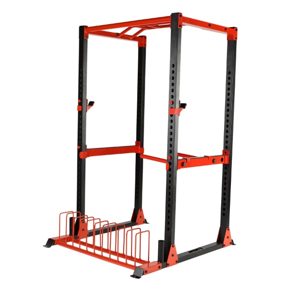 Power Squat Rack System, 11-Gauge Steel Construction with Side Profile ...