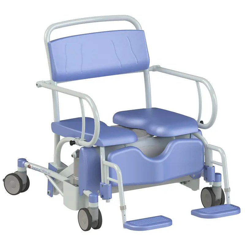 Electric Bariatric Shower Commode Chair - Lopital Elexo XXL with 485 ...