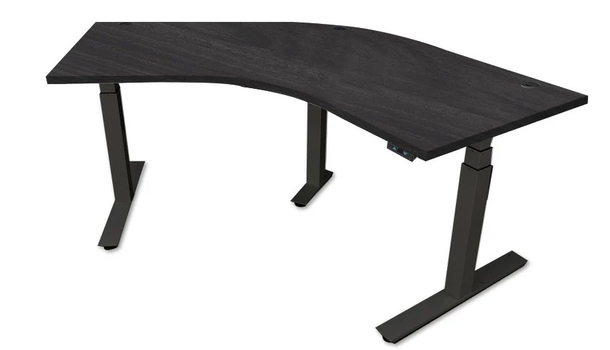 Height Adjustable Desk With 120-Degree Angle and Hand Controls