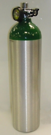 ME Aluminum Oxygen Cylinder (Empty) - FREE Shipping