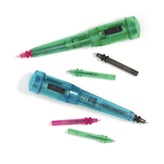 Vibrating Pens for Tactile and Visual Stimulation