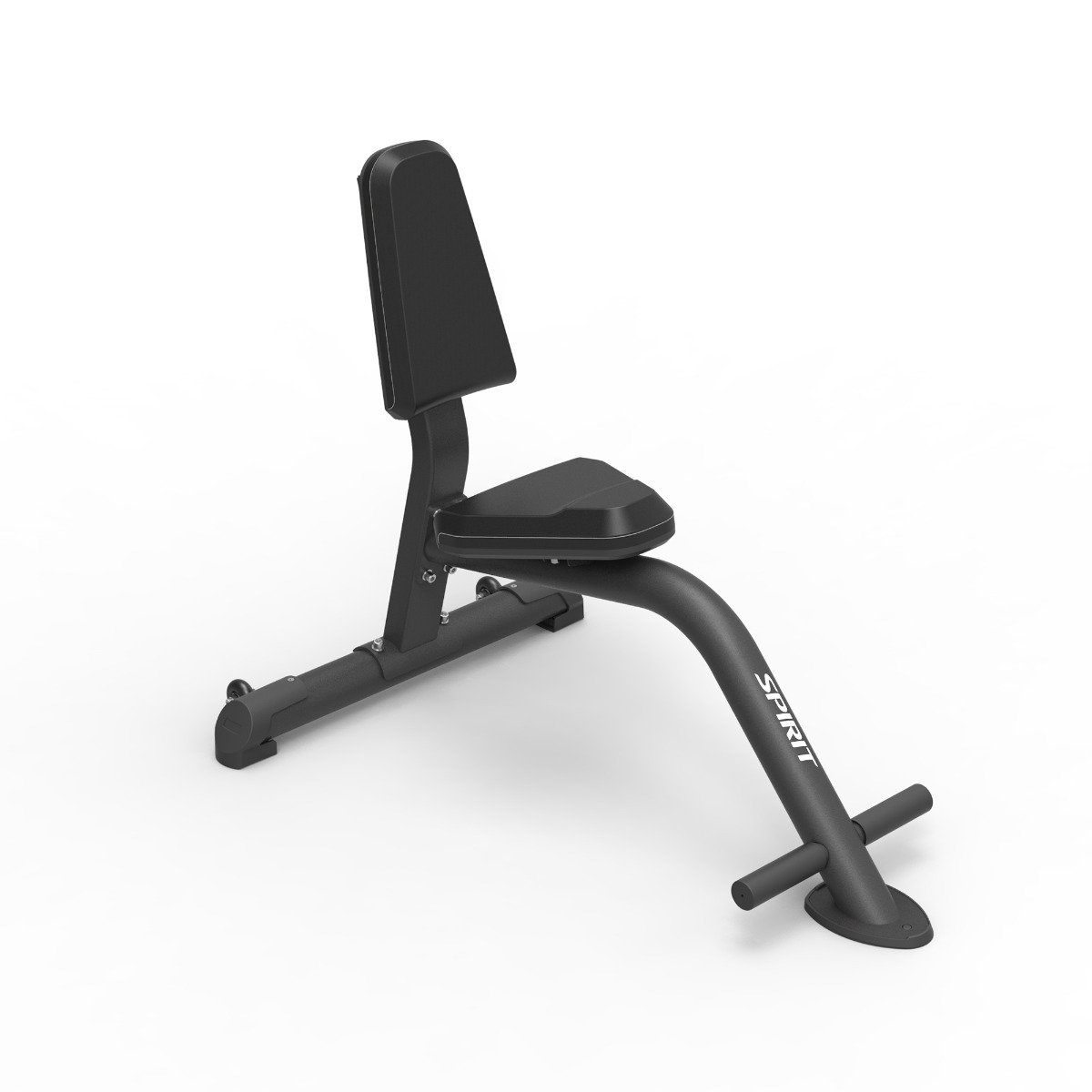 Spirit Fitness Upright Utility Bench for Shoulder Press, Commercial Grade with Steel Frame