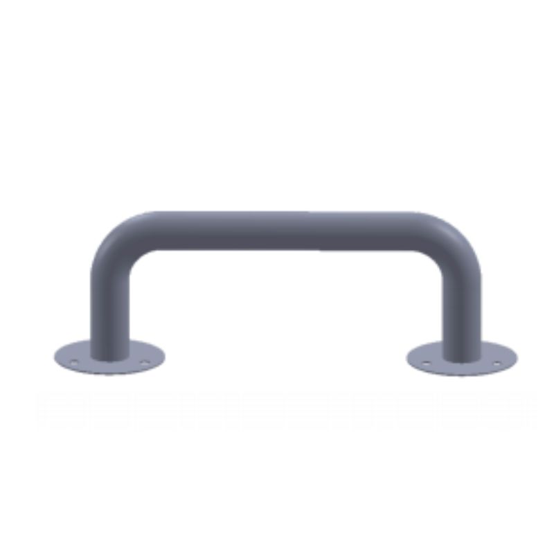 Bent ADA Transfer Bar - Commercial Stainless Steel Support