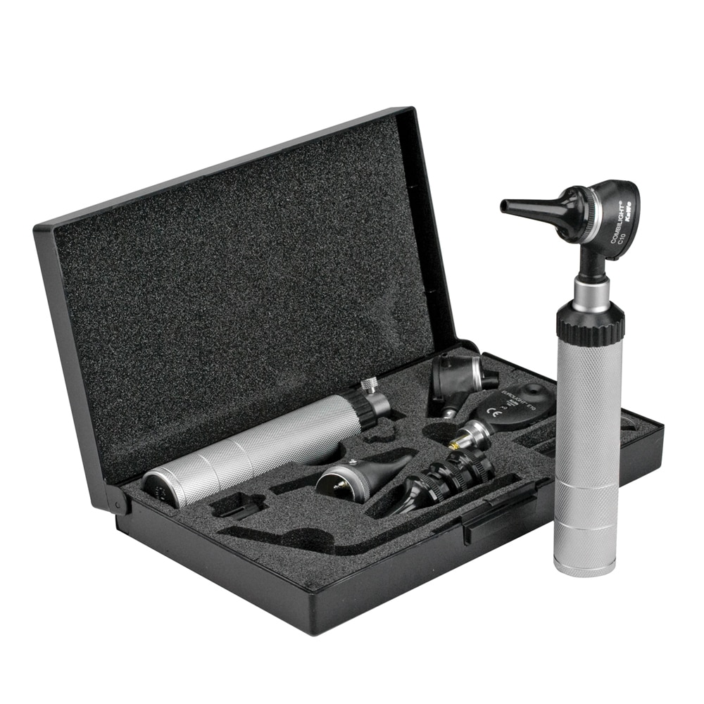 Ophthalmoscope and Otoscope Kit for ENT Professionals with Reusable ...