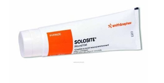 SoloSite Wound Dressing Gel, Case of 12 - FREE Shipping