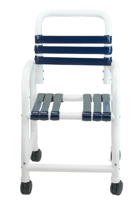 Deluxe New Era Infection Control Shower Commode Chair with Strap Seat