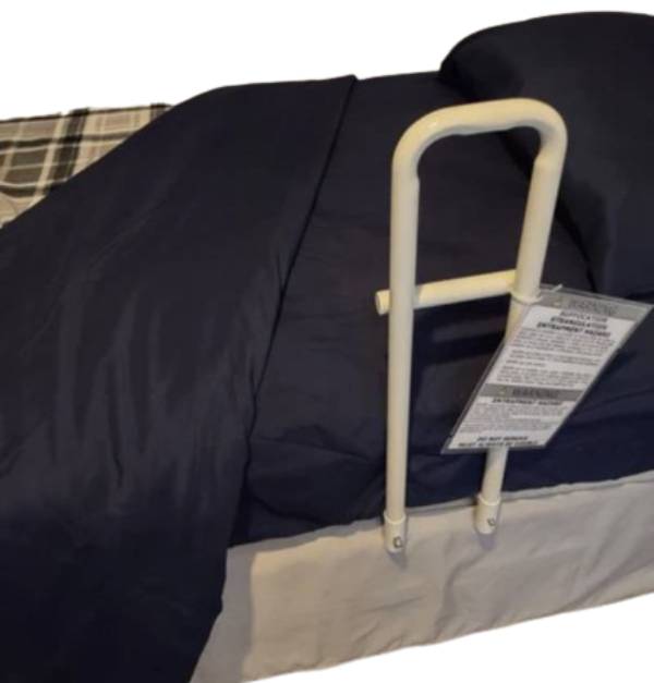 Bed Rail Transfer Handle Attachment for Patient Transfer