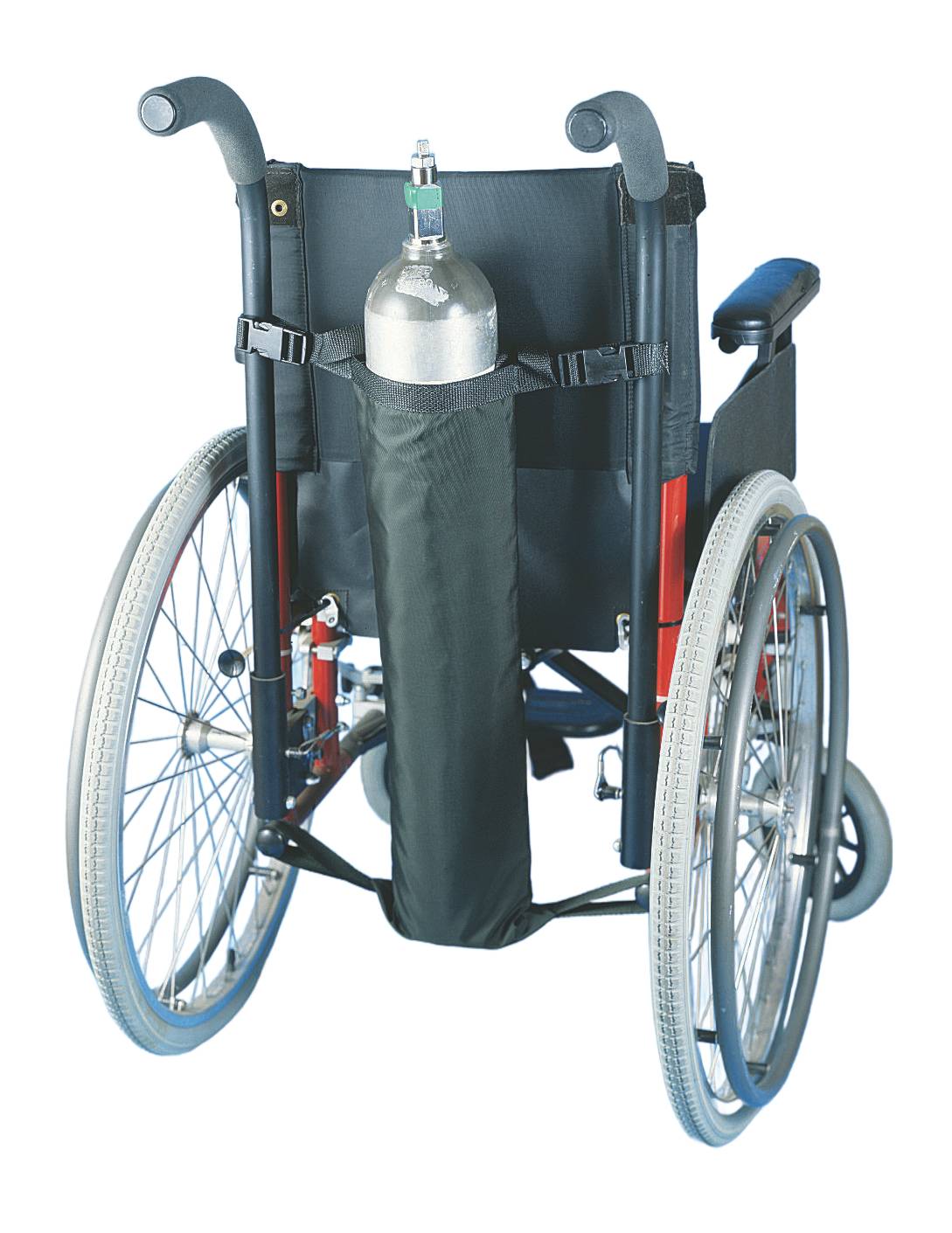 Wheelchair Oxygen Tank Holder for D and E Cylinders - Heavy Duty ...