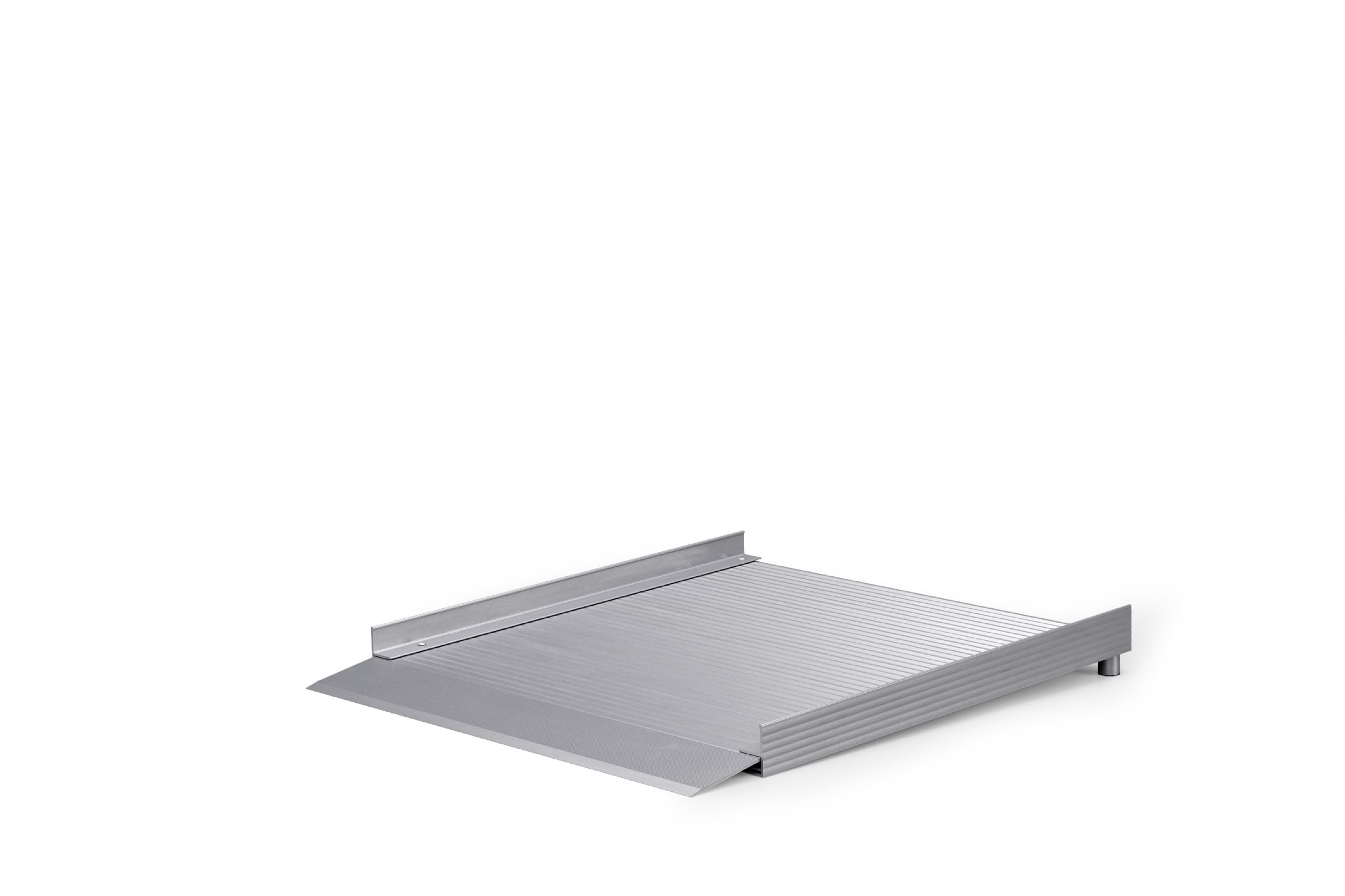 Indoor-Outdoor Aluminum Curb Ramp with Optional Handles from Rampit USA